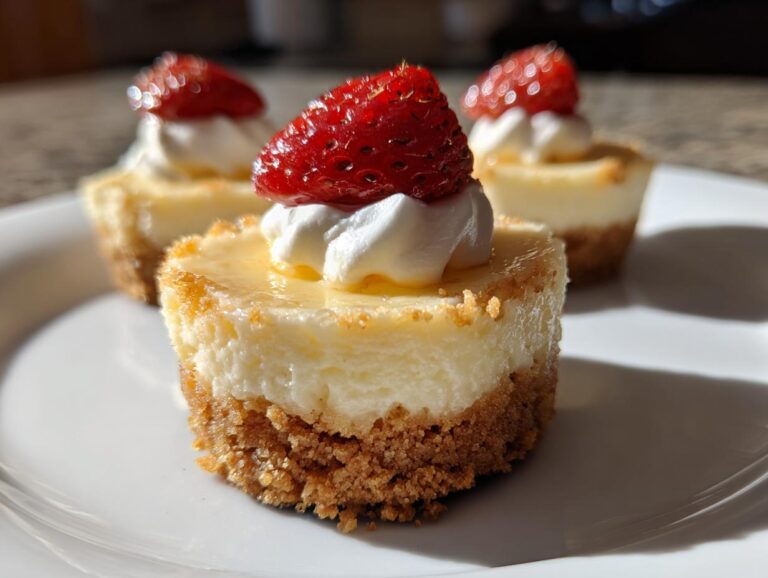 25 Irresistible Mini Cheesecake Bites with Graham Crust Recipe