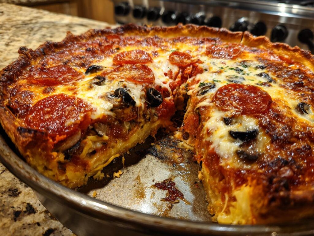 Delicious 30-Minute Pizza Pot Pie That Wows Everyone