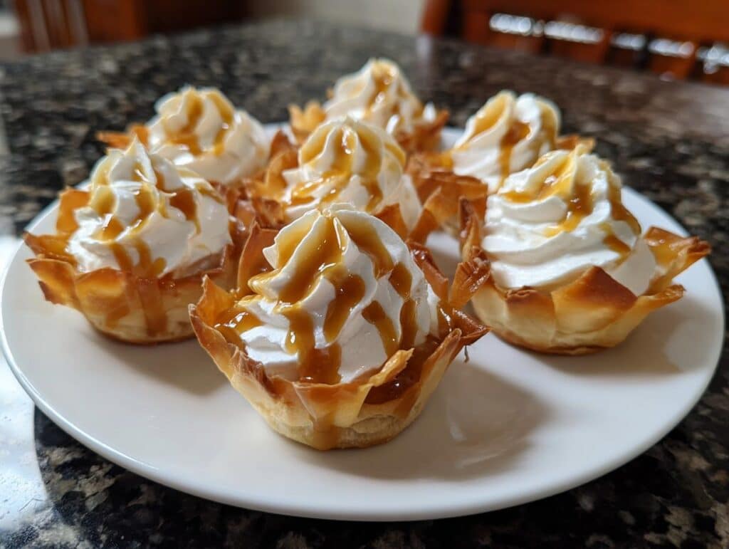 12 Mini Caramel Cream Cups: Irresistible Bites of Bliss