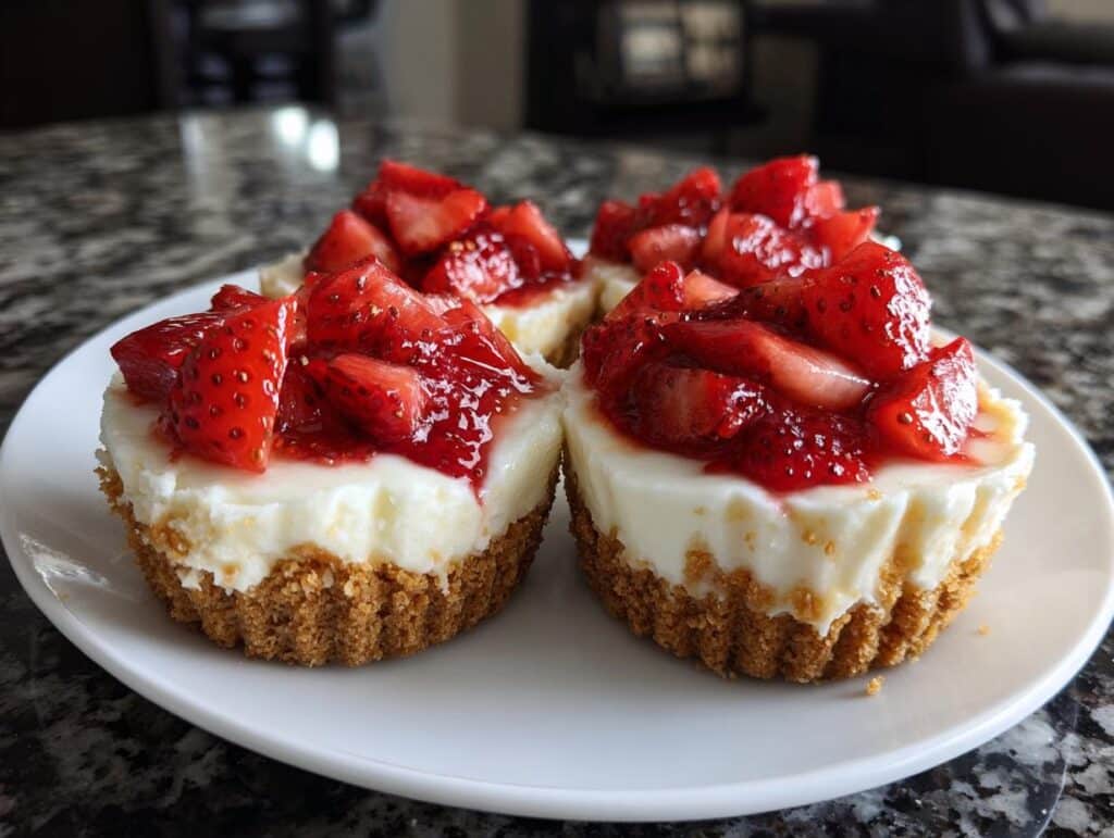 15 Irresistible Mini Strawberry Cheesecake Cups You'll Crave
