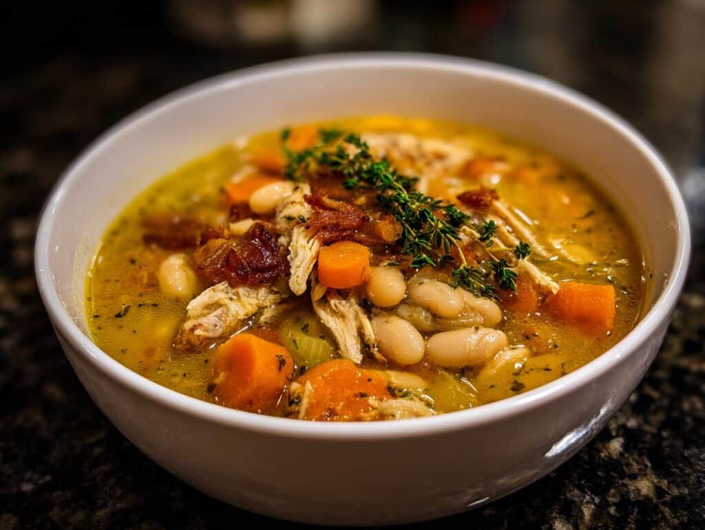 Cozy One-Pot White Bean Soup Recipe for 4 Hearty Bowls