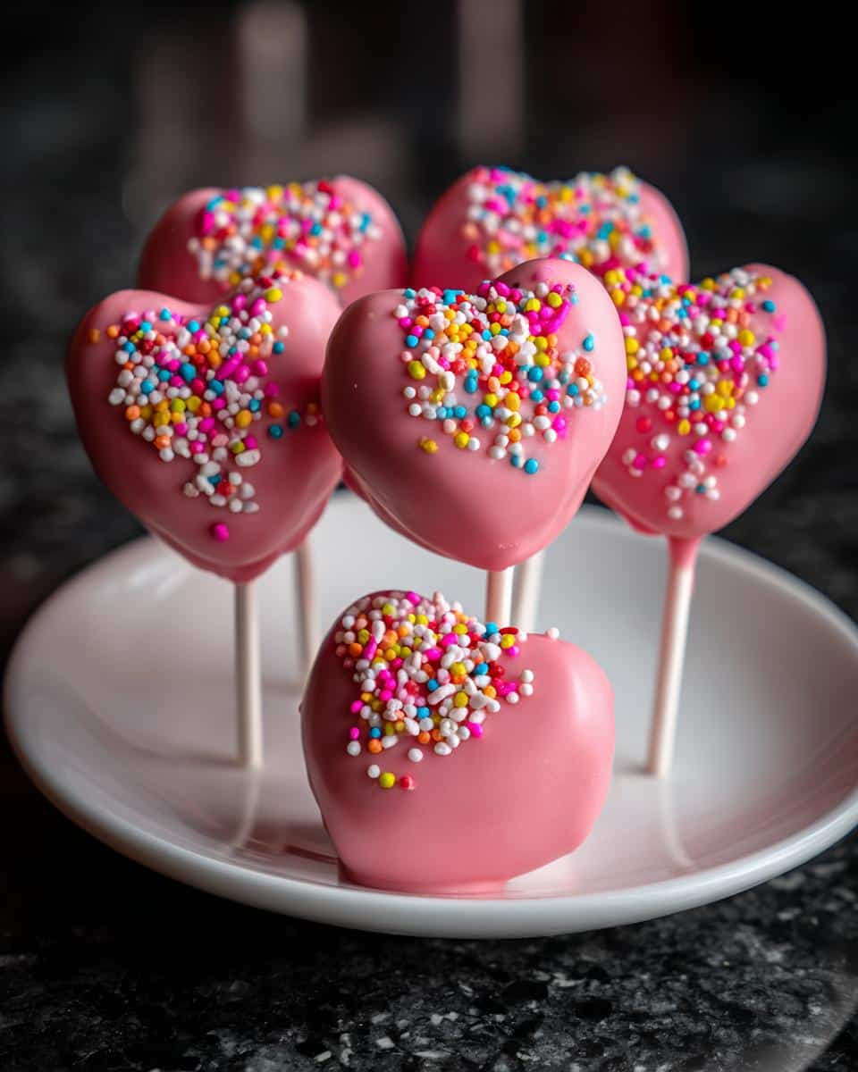 Irresistible Heart-Shaped Cake Pops Recipe with 6 Easy Steps