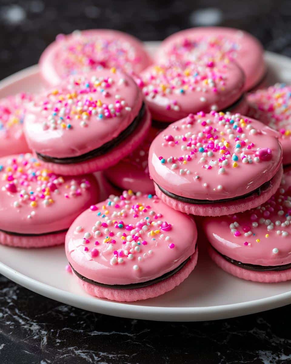 10 Irresistible Pink Chocolate Covered Oreos to Share Love