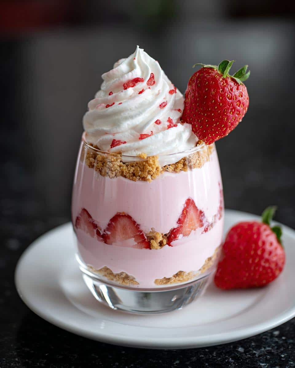 15-Minute Pink Velvet Dessert Shooters , Irresistible Valentine Treats