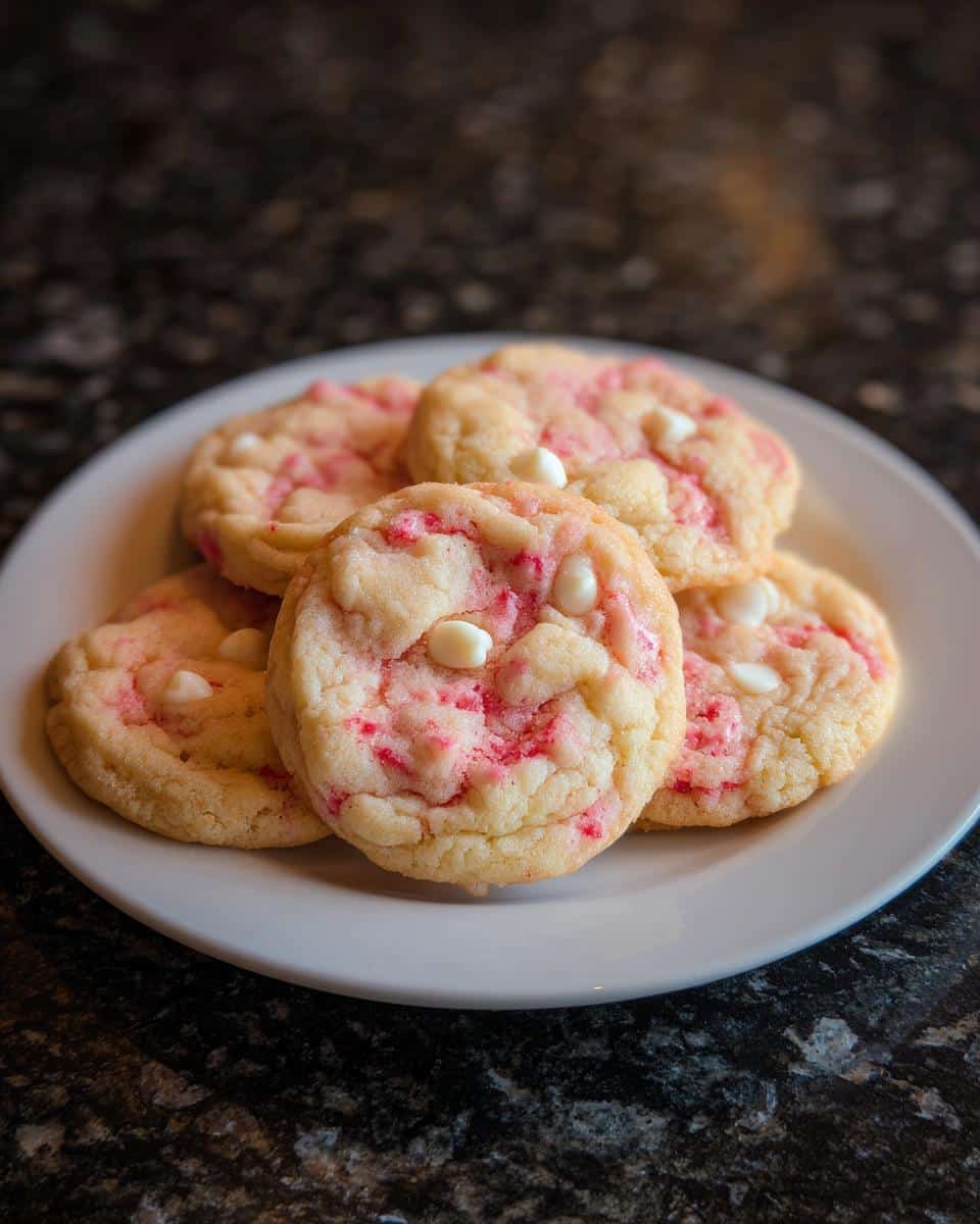 Irresistible Strawberry Cheesecake Cookies with White Chocolate in 30 ...