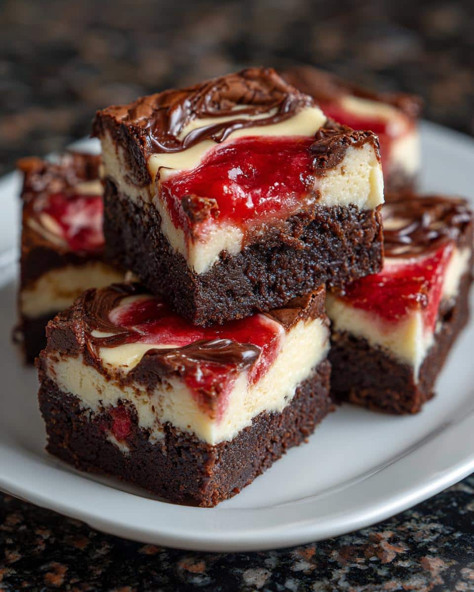 Irresistible Valentine’s Day Brownie Cheesecake Bars in 7 Easy Steps