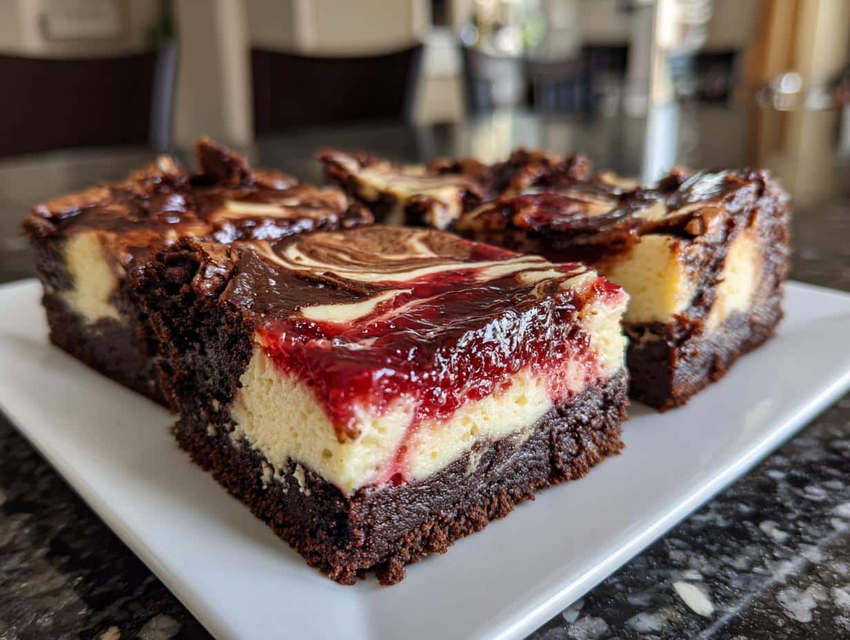 Irresistible Valentine’s Day Brownie Cheesecake Bars in 7 Easy Steps