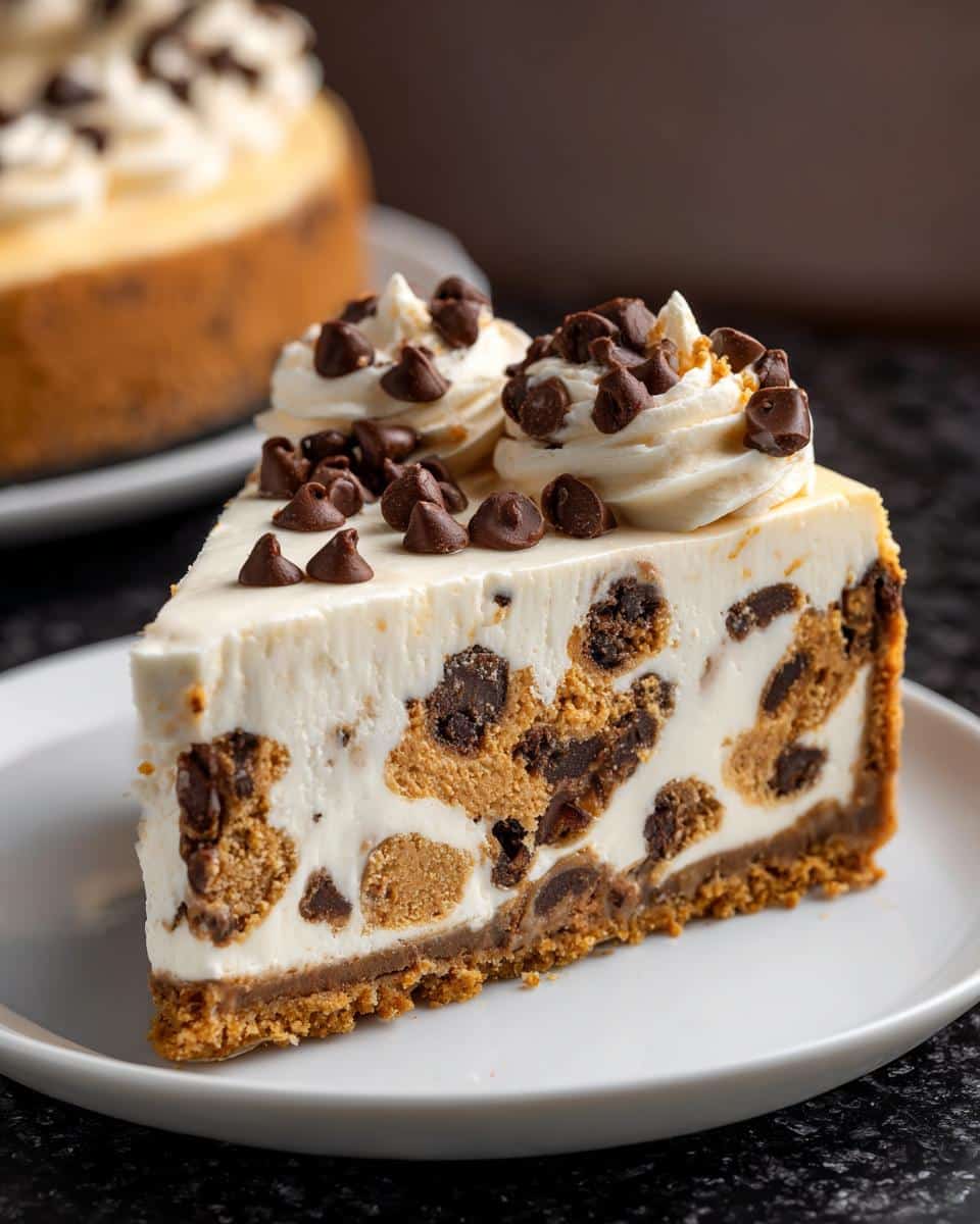 Irresistible Valentine’s Day Cookie Dough Cheesecake in 4 Steps
