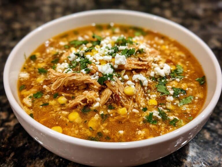 35-Minute Mexican Street Corn Chicken Soup That Heals